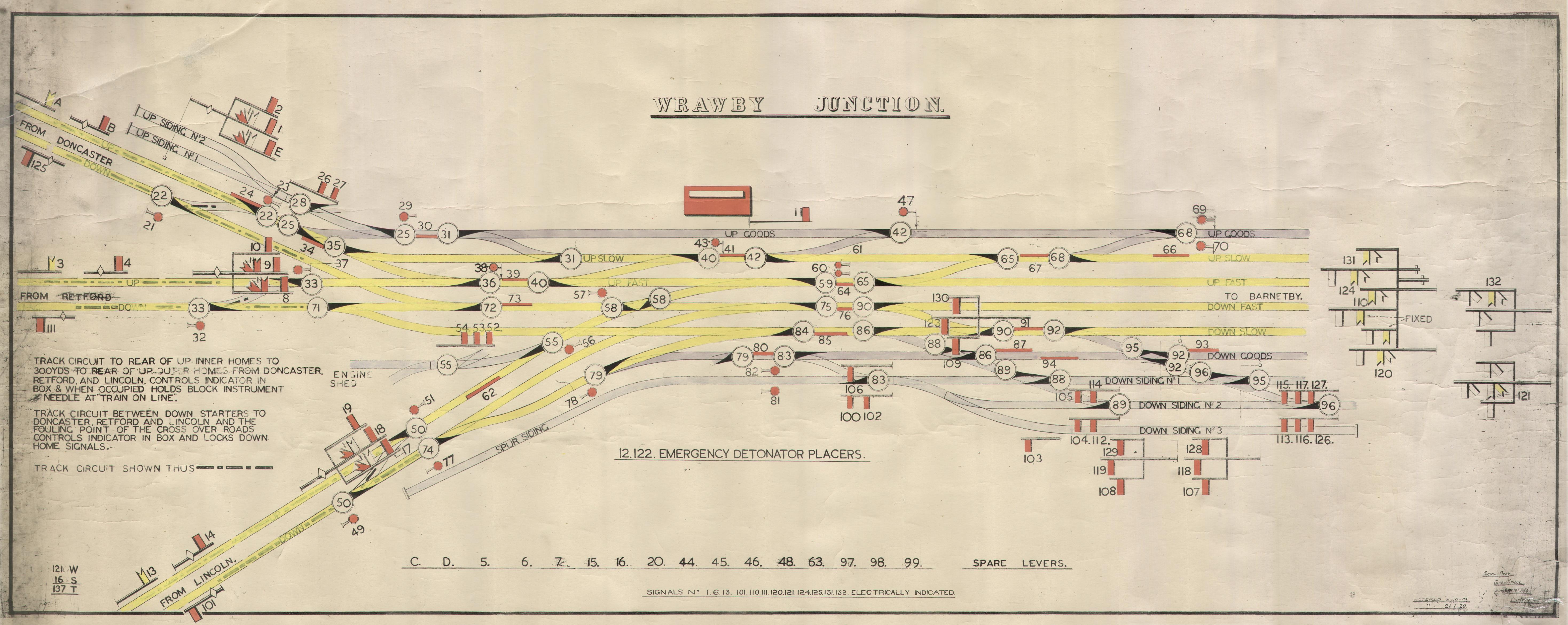 Elsecar Junction Signalbox Diagram (Second part and description inside ...